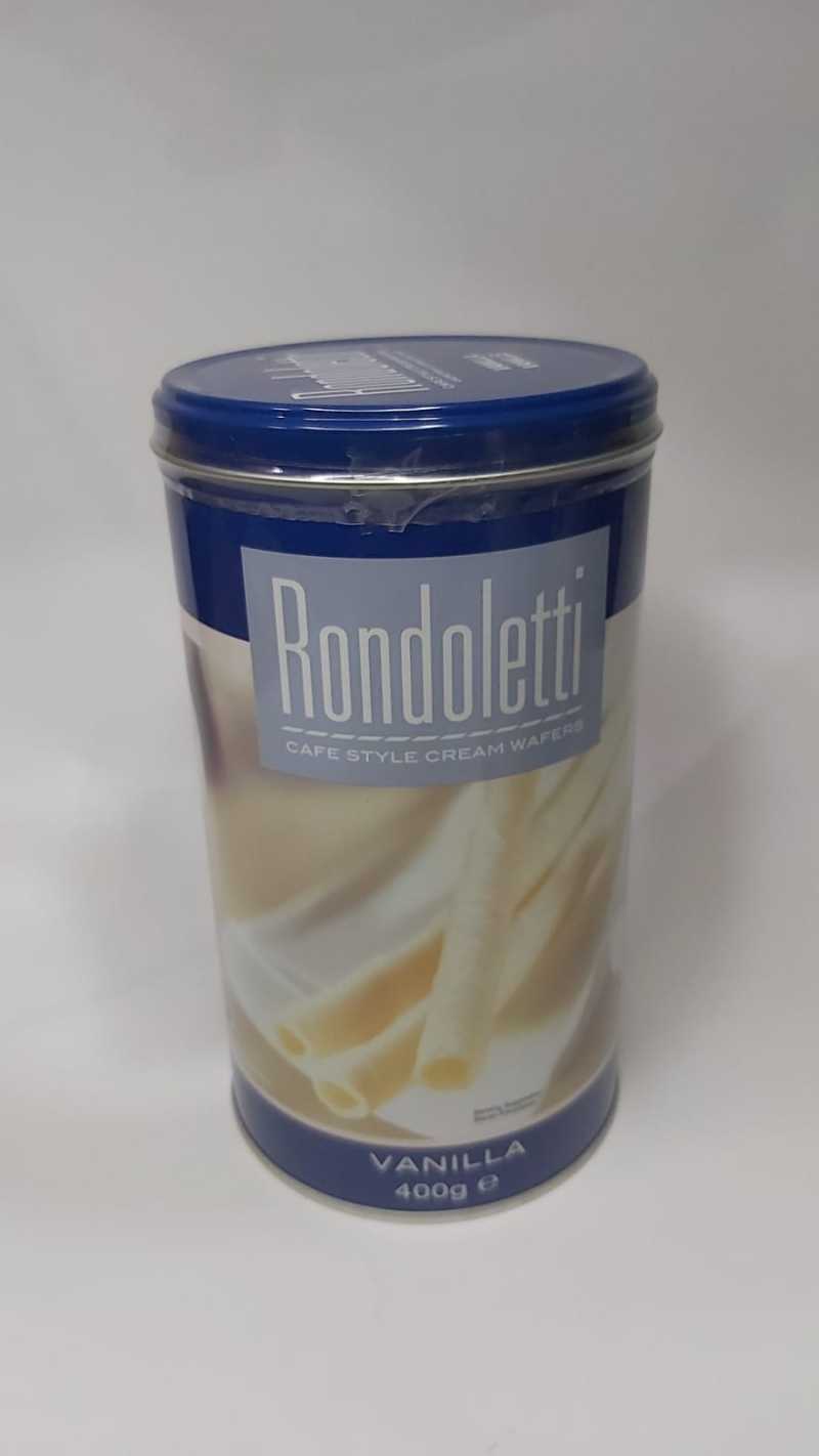 Promo Rondoletti Cream Wafers Roll Astor 400gr - Cappucino Diskon 8% Di ...