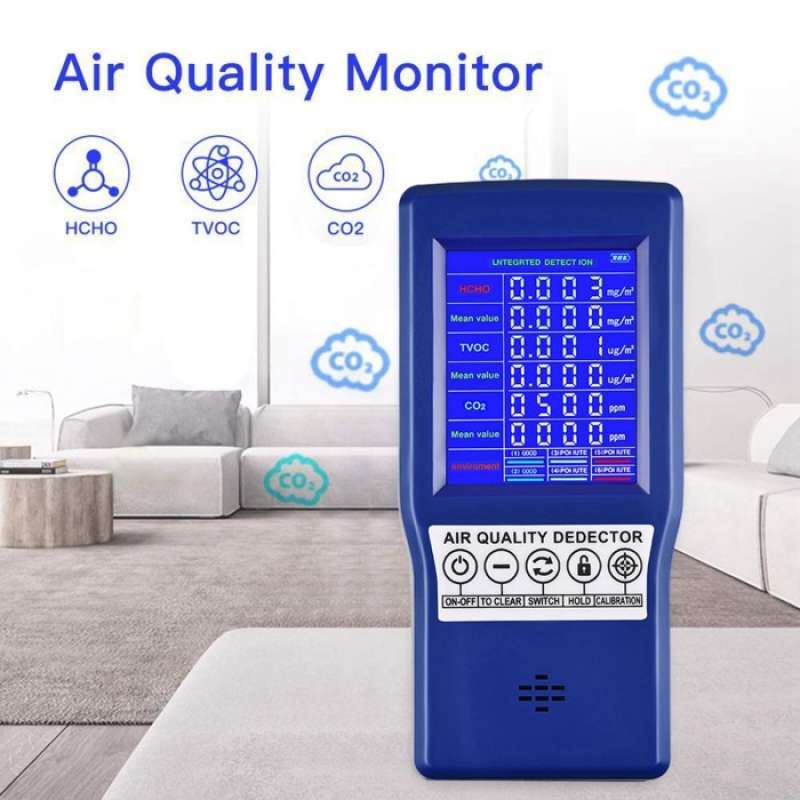 Jual Alat Detector Co2 Sensor Gas Analyzer Tvoc Hcho Aqi - Jsm131 Di ...