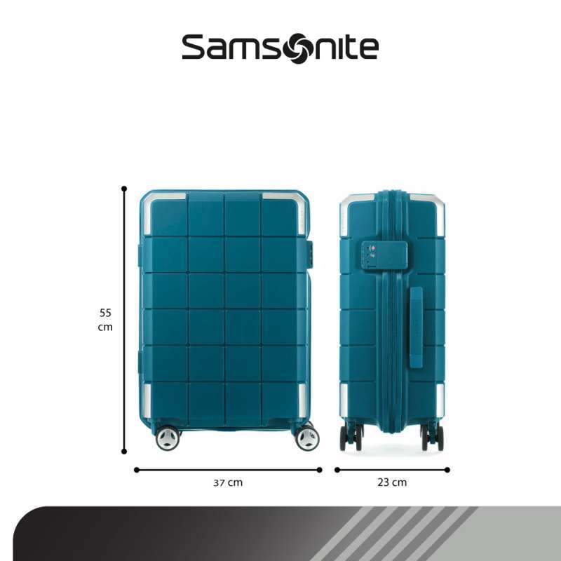 Jual Samsonite Business Set Cube-048 Turquoise + Locus Eco Vii Di ...