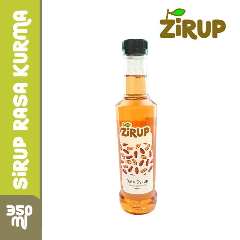 Jual ZIRUP Minuman Sirup Rasa KURMA Date Flavor 350ml 630ml 1000ml 1L ...