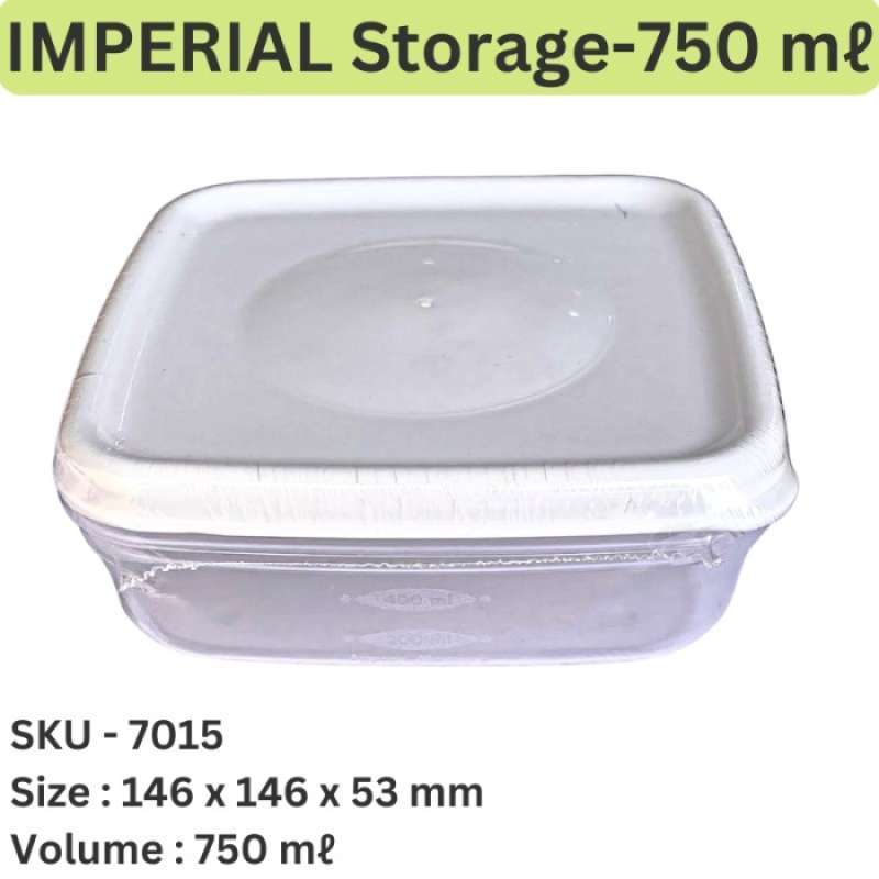 Jual Kotak Roti Imperial - Kotak Makanan Persegi Ukuran 750ml - 1000ml ...