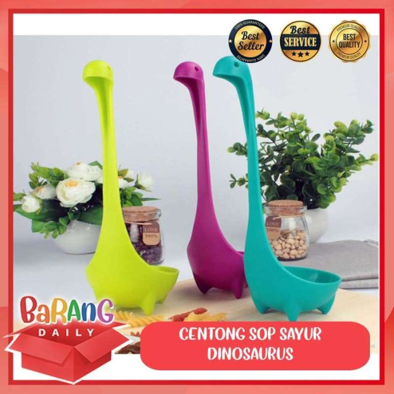 Jual Sendok Centong Kuah Sup Sayur Sop Dinosaurus Besar Bisa Berdiri ...