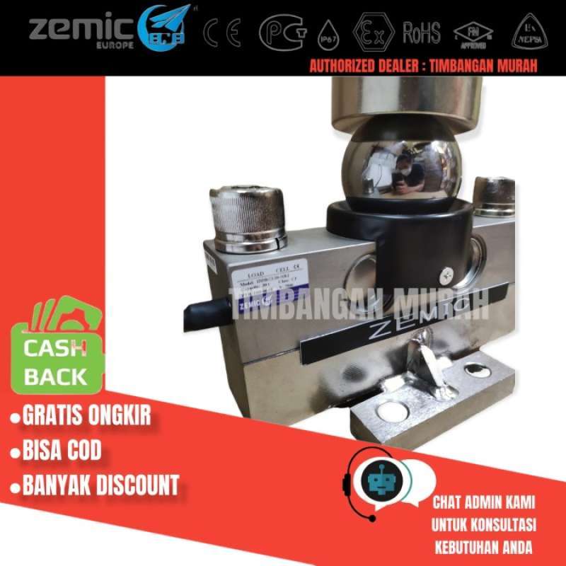 Promo LOAD CELL ZEMIC HM9B 25 ton/ LOAD CELL JEMBATAN TIMBANG ZEMIC ...