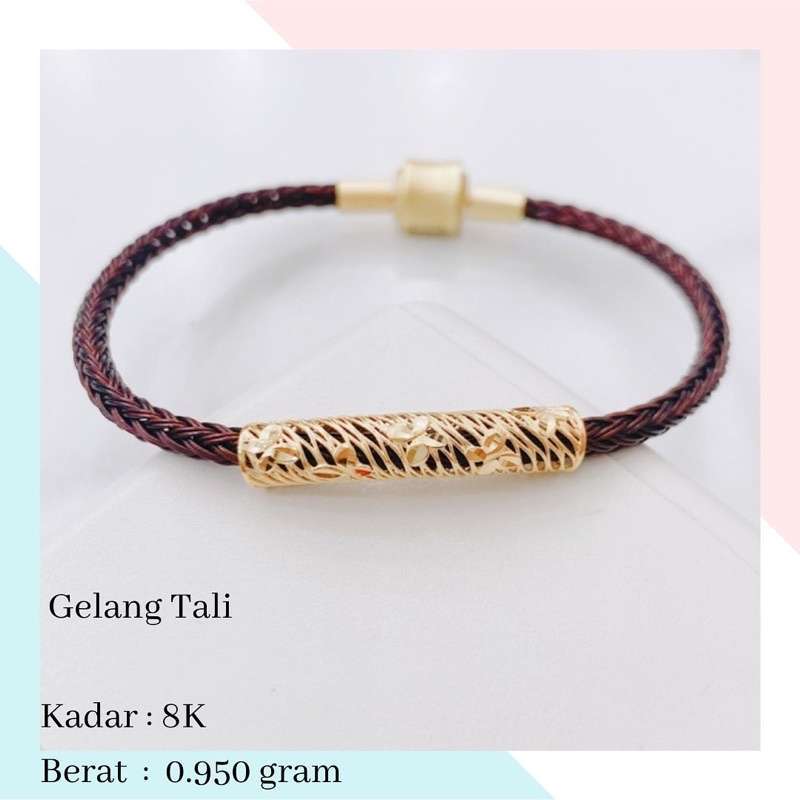 Jual Gelang Tali Emas Krawangan Kupu-Kupu 0.950 Gr di Seller Toko ...