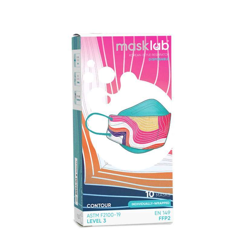 Jual Masker Medis Kf94 Masklab, Korean Style, Contour Hk, Isi 10 Pcs Di Seller Anes Medika ...