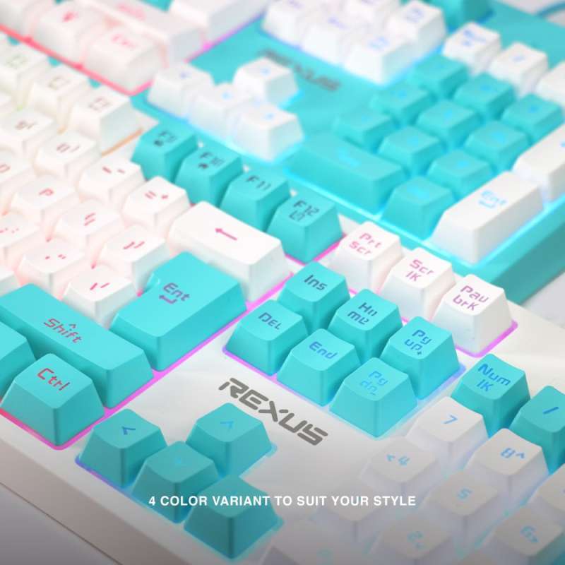 Jual Keyboard Rexus Battlefire K9E RGB | Semi-Mechanical Gaming ...