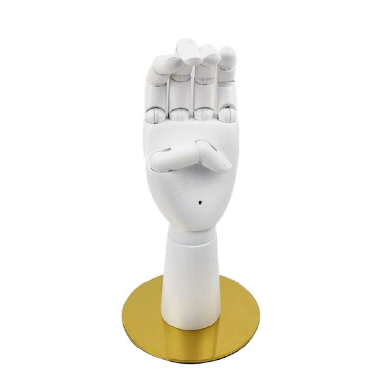Promo Posable Wooden Hand Model Jewelry Display Drawing Sketching Hand ...