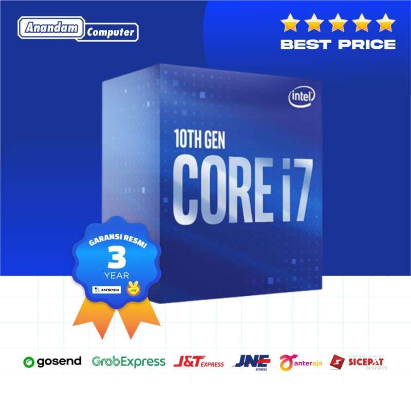 Jual Intel Core I7-10700 - 8 Cores 16 Thread Up To 4.8 Ghz Lga1200 Di ...