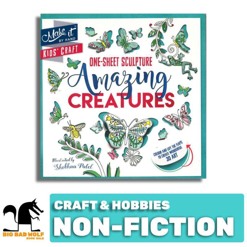 Jual MAKE IT KIDS' CRAFT: ONE-SHEET SCULPTURE AMAZING CREATURES di ...