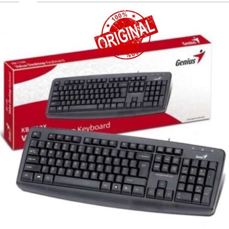 Promo Keyboard pc kemputer ladtop Genius KB-C KBC 100 ORIGINAL Diskon ...