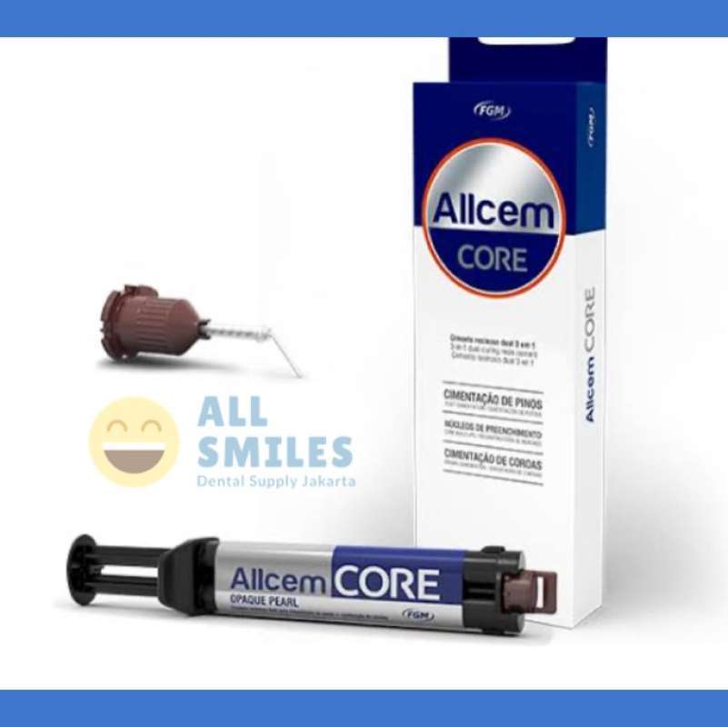 Promo Dental Allcem core dual-cured lem semen pasak fiber post core ...