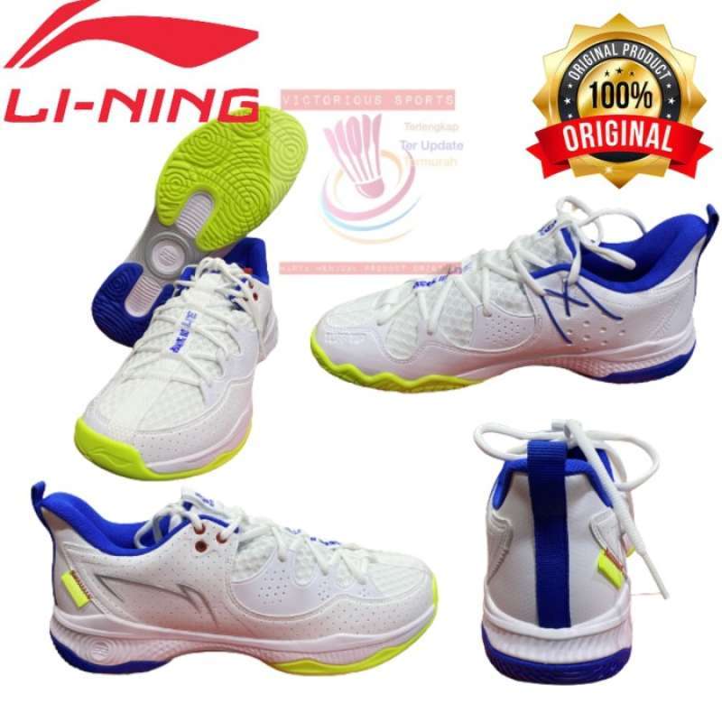 Promo SEPATU BADMINTON BULUTANGKIS LINING HALBERD III LITE AYTR 016 ...