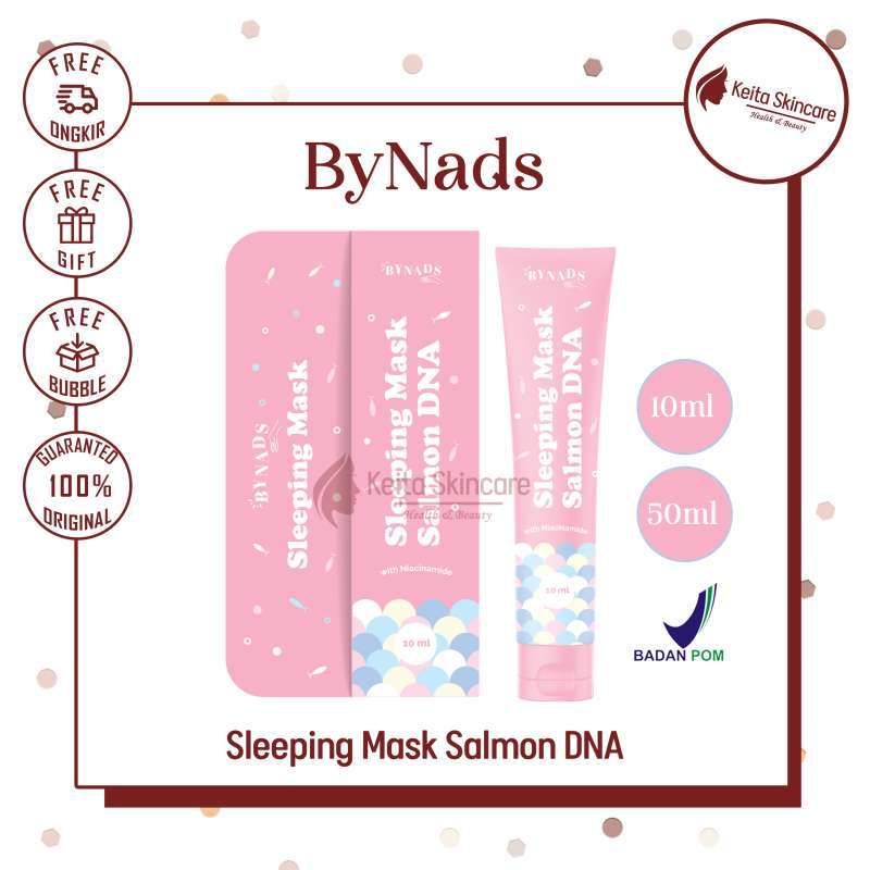 Promo ByNads Sleeping Mask Salmon DNA | Sleeping Mask 3in1 Salmon DNA ...
