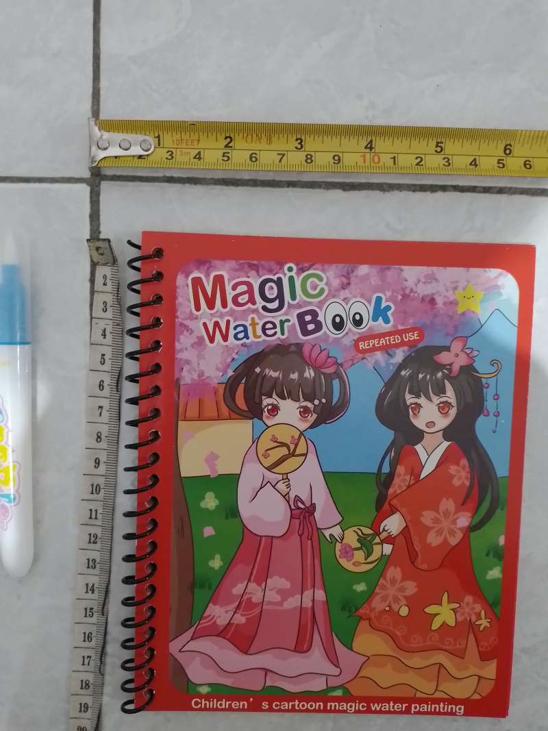 Jual Magic Book Versi Dua Lebih Mahal Buku Lukisan Air Teka-teki Ajaib ...
