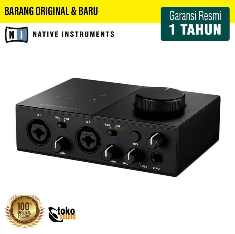 Jual Native Instruments Komplete Audio 2 - 2 Channel Audio Interface di Seller Tokosound ...