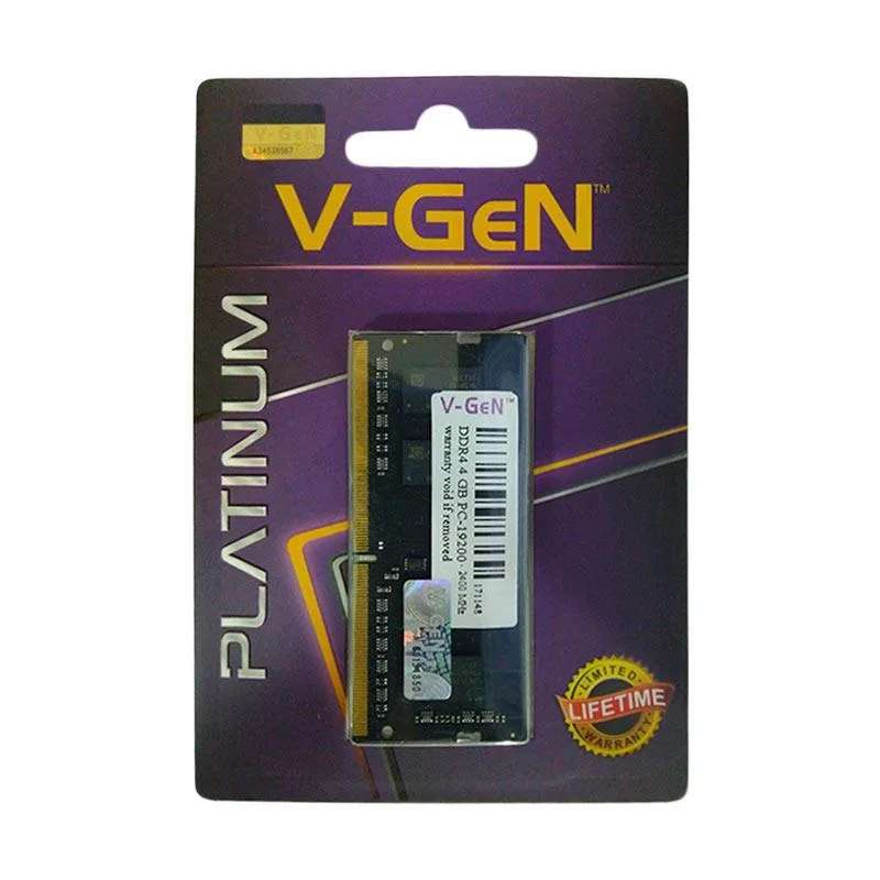 Promo V-GEN Platinum SODIMM RAM Laptop [DDR4 / 4 GB/ PC19200/2400MHZ ...
