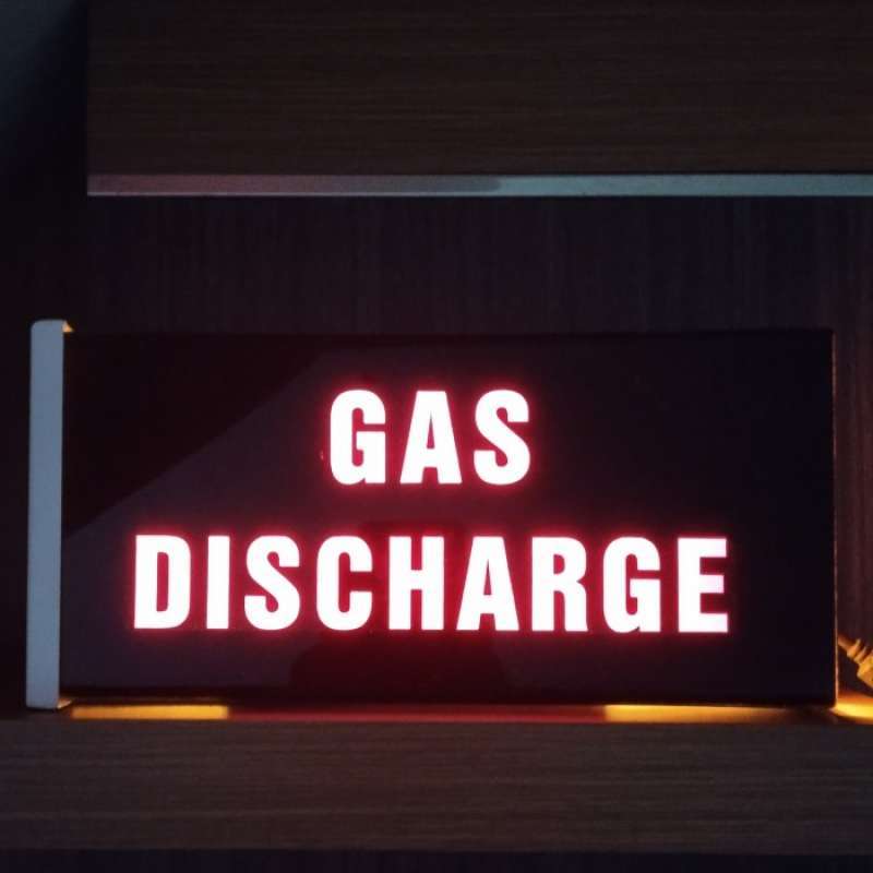 Promo GAS DISCHARGE & EVACUATE AREA SIGN LAMP FOR FIRE SUPPRESSION ...