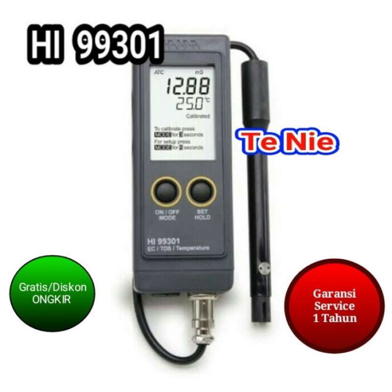 Jual Hanna Instruments Hi-99301 Ec/tds/temperature Meter - High Range ...