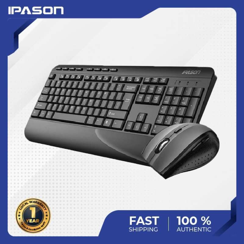 Promo IPASON MP-V3 Wireless Keyboard And Mouse Set Notebook Home ...