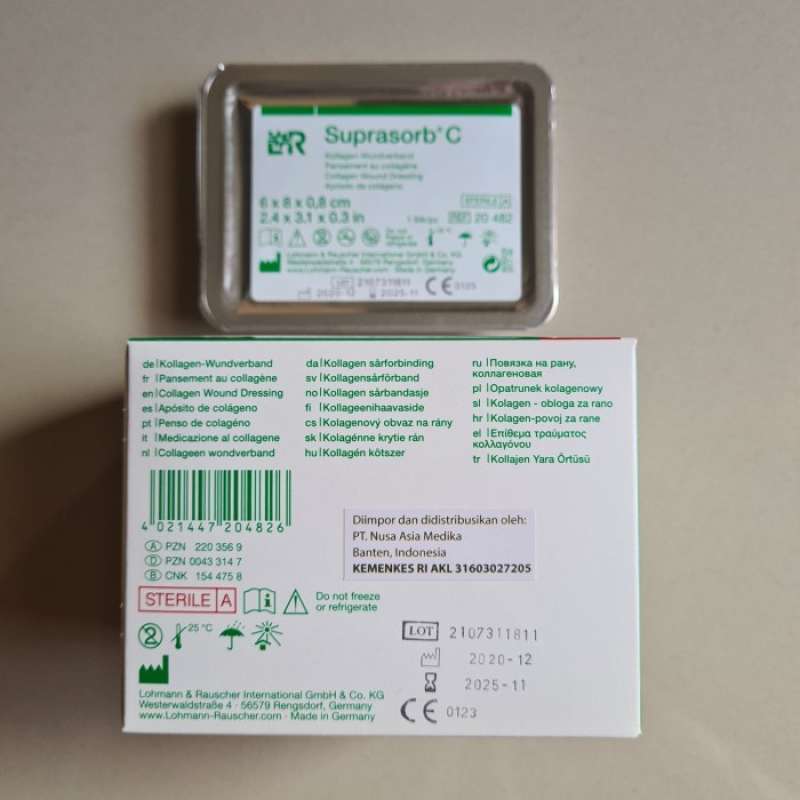 Jual Suprasorb C 6x8 Collagen Wound Dressing / Untuk Luka Diabetes Di ...