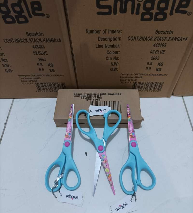 Promo Ori Smiggle Snackies Scissors Gunting Anak Diskon 31% Di Seller ...