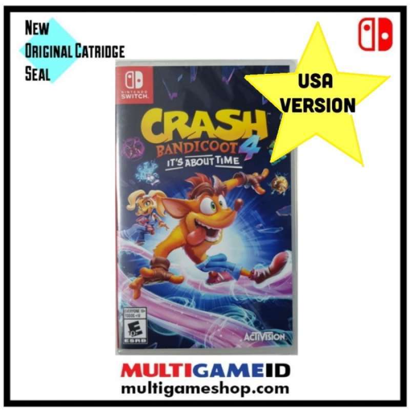 Promo Switch Crash Bandicoot 4 Its About Time English Us Version Diskon