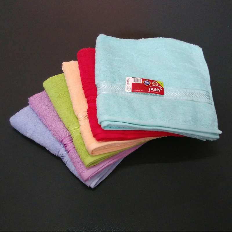 Jual Handuk Muka Merah Putih Polos - Ungu di Seller Nurul Store ...