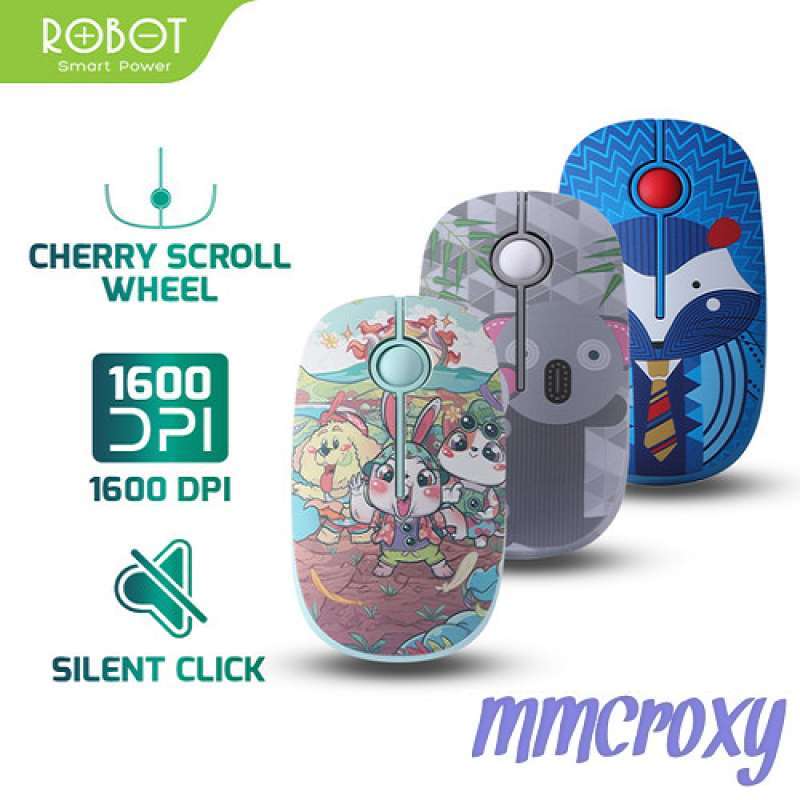 Jual Mouse Robot M330 2.4GHz Wireless Mouse Silent Optical - Mouse ...