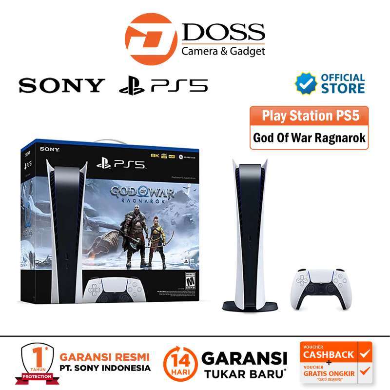 Jual Playstation PS5 Play Station Console Disk Edition God of War Ragnarok di Seller Doss MKS ...
