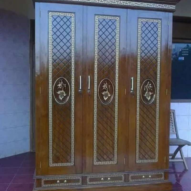 Jual Lemari Pakaian Almari Baju Kayu Jati Jepara Furniture Interior Di ...