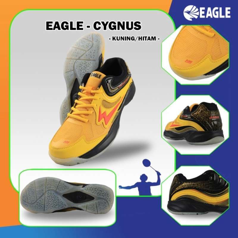 Jual Sepatu Badminton Eagle Cygnus Badminton Shoes Original Di Seller ...