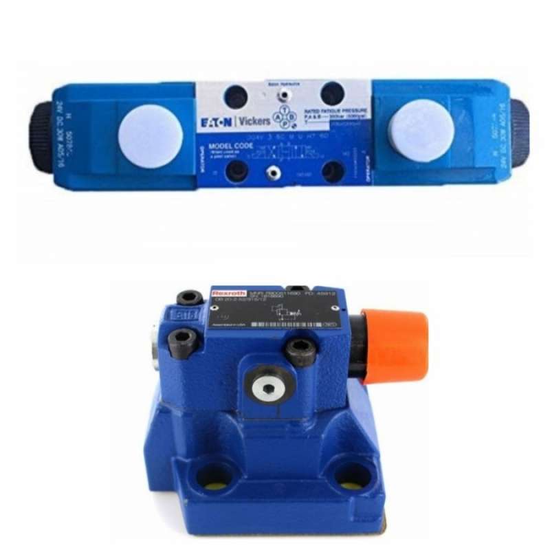 Jual (2 Pcs) Eaton Vickers Solenoid Valve & Rexroth Relief Valve Di ...