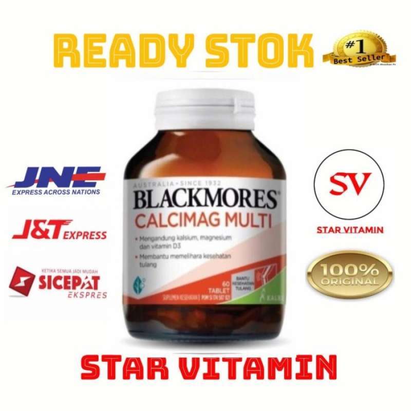 Jual Blackmores Calcimag Multi Calsium Magnesium & Vitamin D3 Isi 60 Tablet Di Seller Nur Nur ...