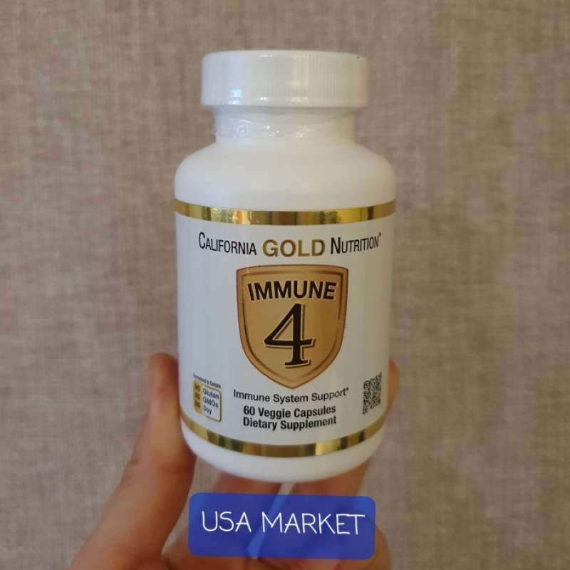 Promo CALIFORNIA GOLD IMMUNE 4 VITAMIN C D ZINC SELENIUM 60 KAPSUL ...