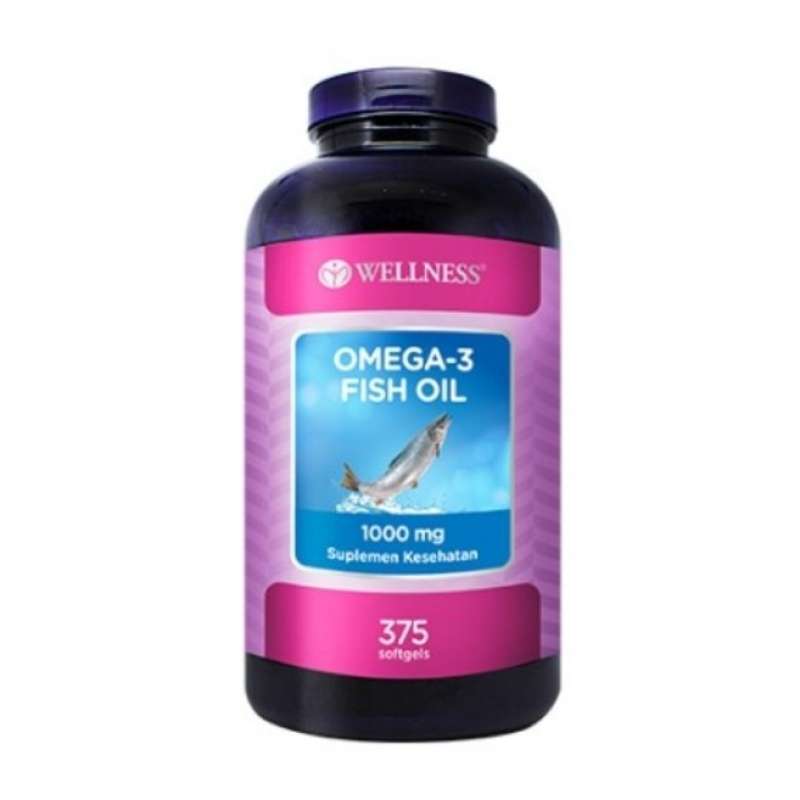 Jual Wellness Omega3 Fish Oil 1000mg Omega 3 1000 Mg 150 Softgels Di ...