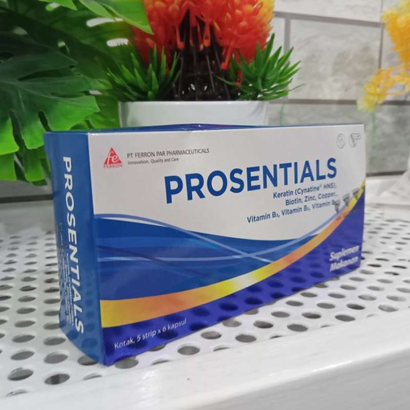 Promo PROSENTIALS (DUS 30 KAPSUL) SUPLEMEN KESEHATAN RAMBUT, KUKU DAN ...