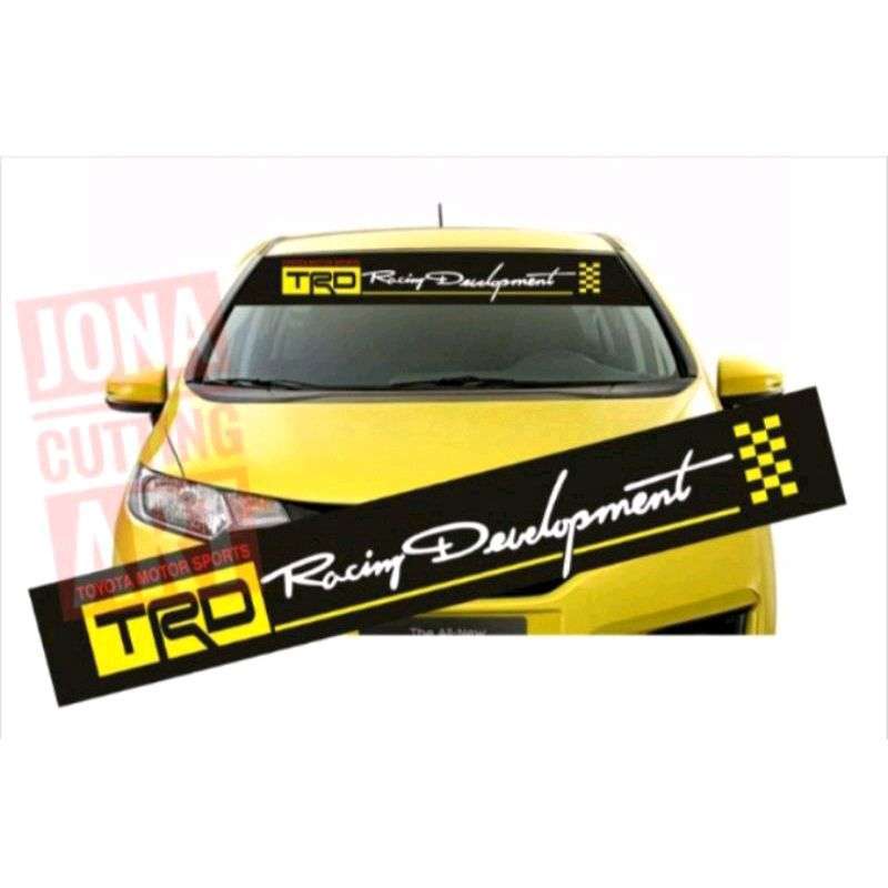 Jual Stiker cutting kaca mobil TRD Racing Development di Seller JONA ...