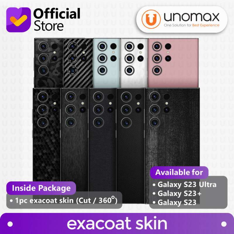 Jual Skin Exacoat Samsung Galaxy S23 Ultra Garskin - (Cut - Back ...