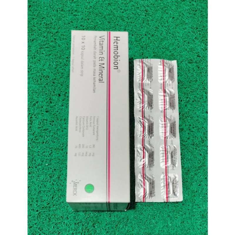 Jual Hemobion 10 Kapsul - Multivitamin Penambah Darah - Apotek Embun di ...