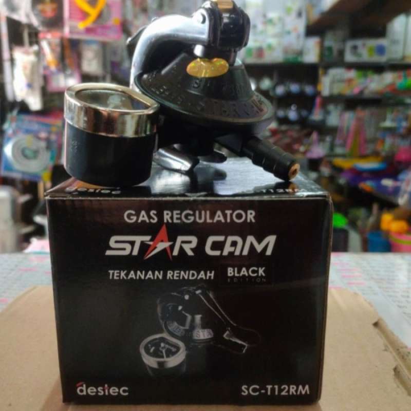 Jual Regulator Kompor Lpg Starcam+meter Star Cam Pengaman Gas Anti ...