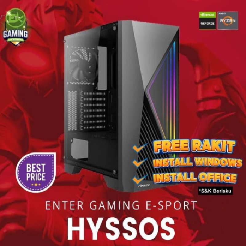 Jual PC Rakitan EnterKomputer Gaming E-Sports Hyssos di Seller Enter ...