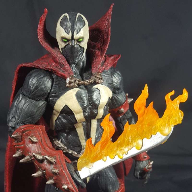 Promo 1/12 Kitbash Fire Machete Weapon Jason Voorhees Neca Mcfarlane ...