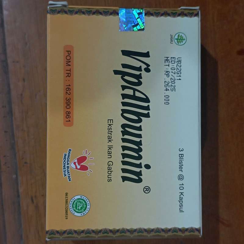 Jual Vipalbumin Multivitamin dan Suplemen [New packaging / 30 kapsul ...