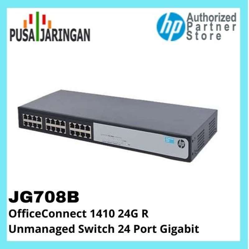 Promo HP JG708B 1420-24G-R Switch 24 Port Gigabit Diskon 23% di Seller ...