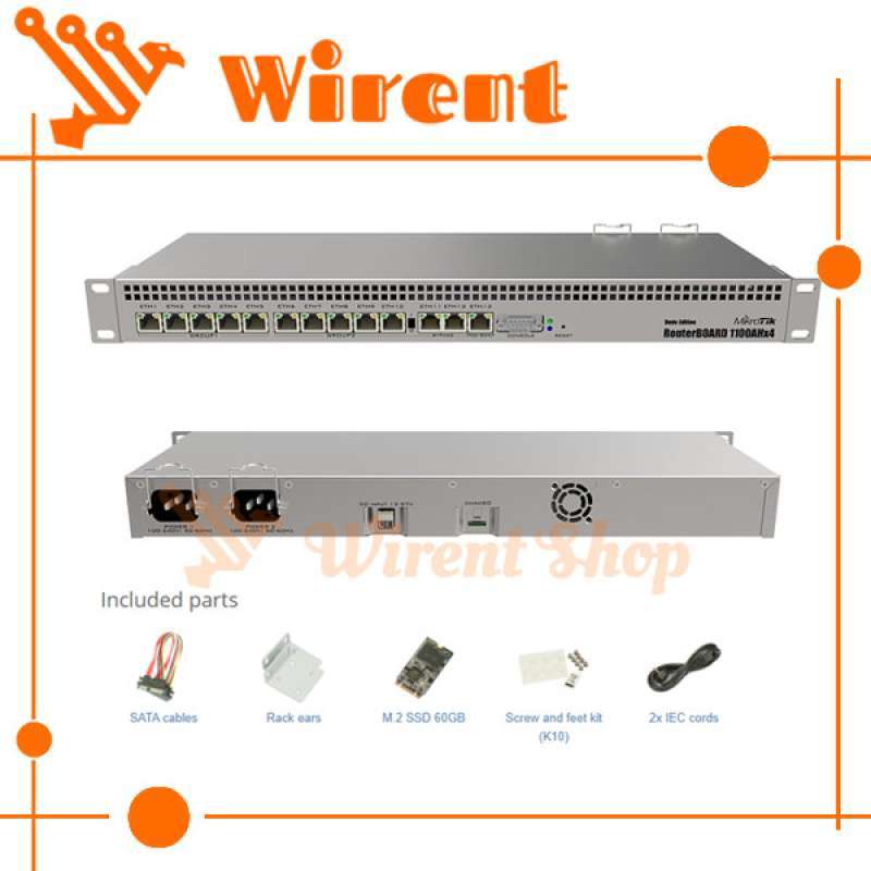 Promo MikroTik RB 1100 Dx4 RB1100AHx4 Dude Edition Diskon 23% di Seller ...