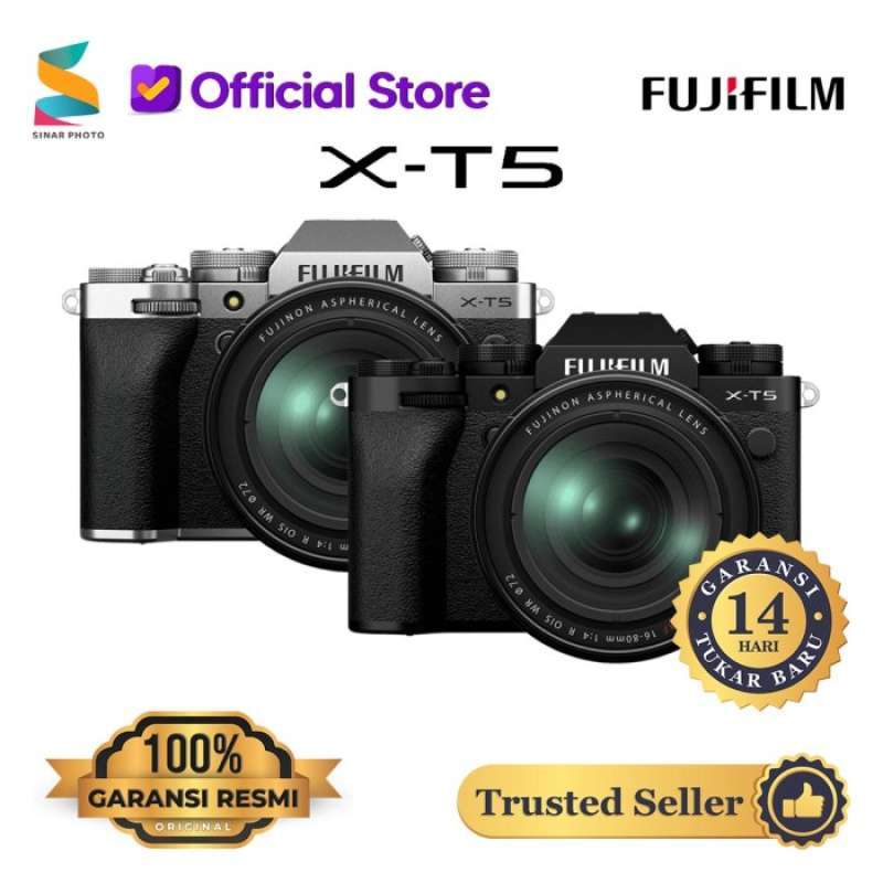 Jual Fujifilm X-t5 Mirrorless Camera With 16-80mm Lens Di Seller Sinar Photo Official Store ...