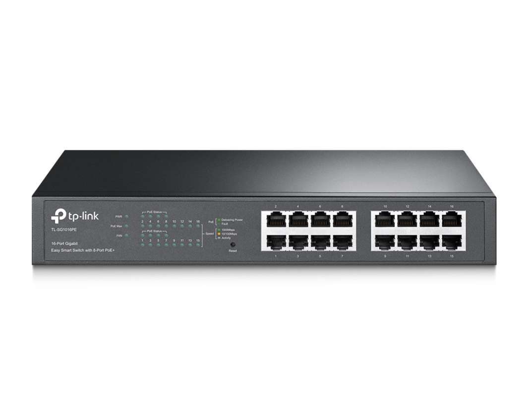 Jual TP-LINK TL-SG1016PE 16-Port Gigabit Easy Smart PoE with 8-Port ...