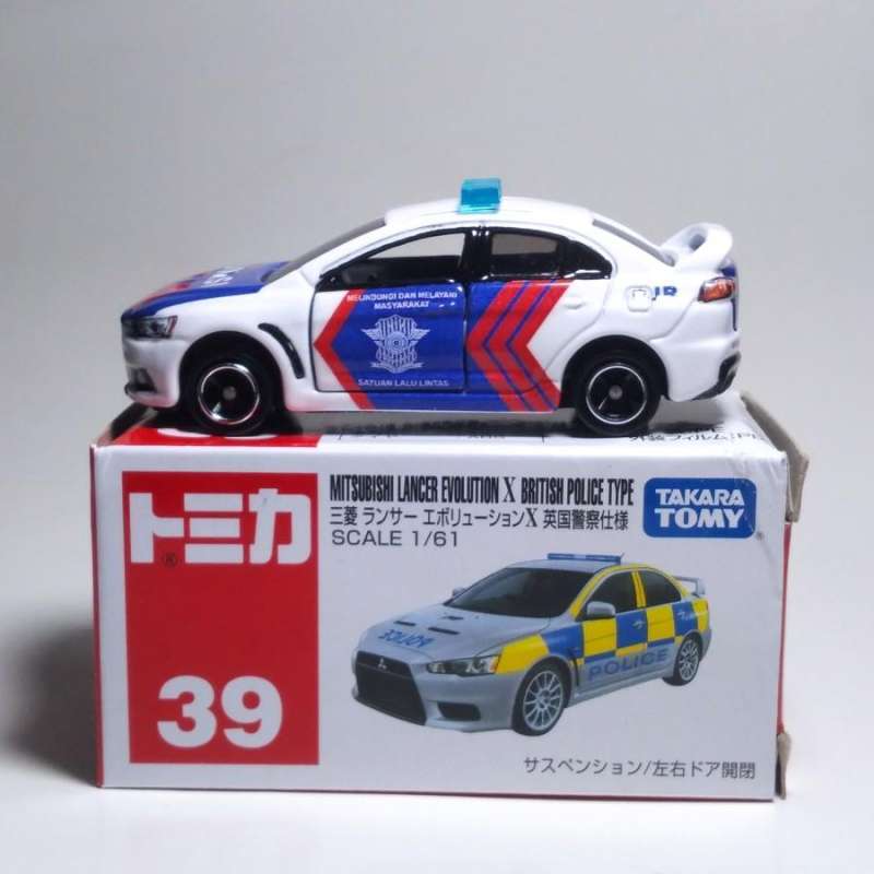Jual Diecast Tomica Mitsubishi Lancer Ex Custom Polisi Indonesia Pjr Di ...