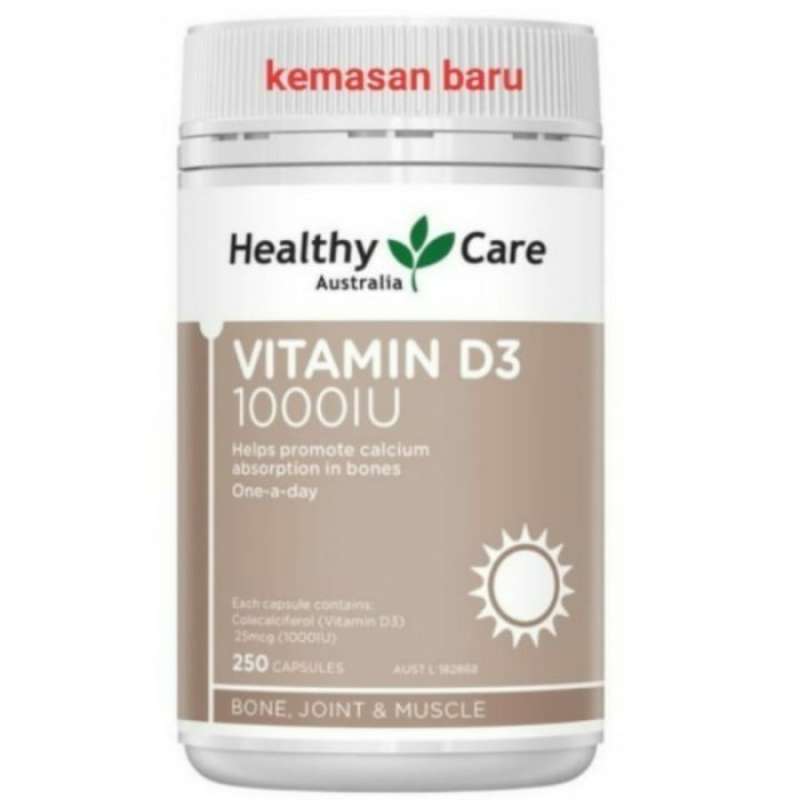 Jual Healthy Care Vitamin D3 1000 Iu Original Vitamin D3 Di Seller Anes Medika Center - Tugu ...