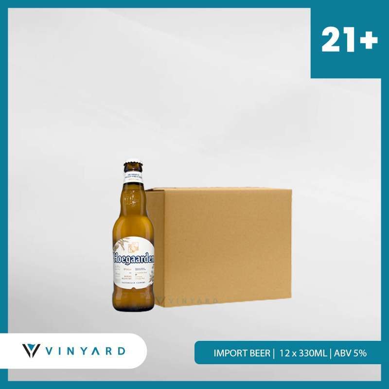 Jual Hoegaarden Beer Witbeer Original 1 Karton ( 12 Botol ) 330ml di ...